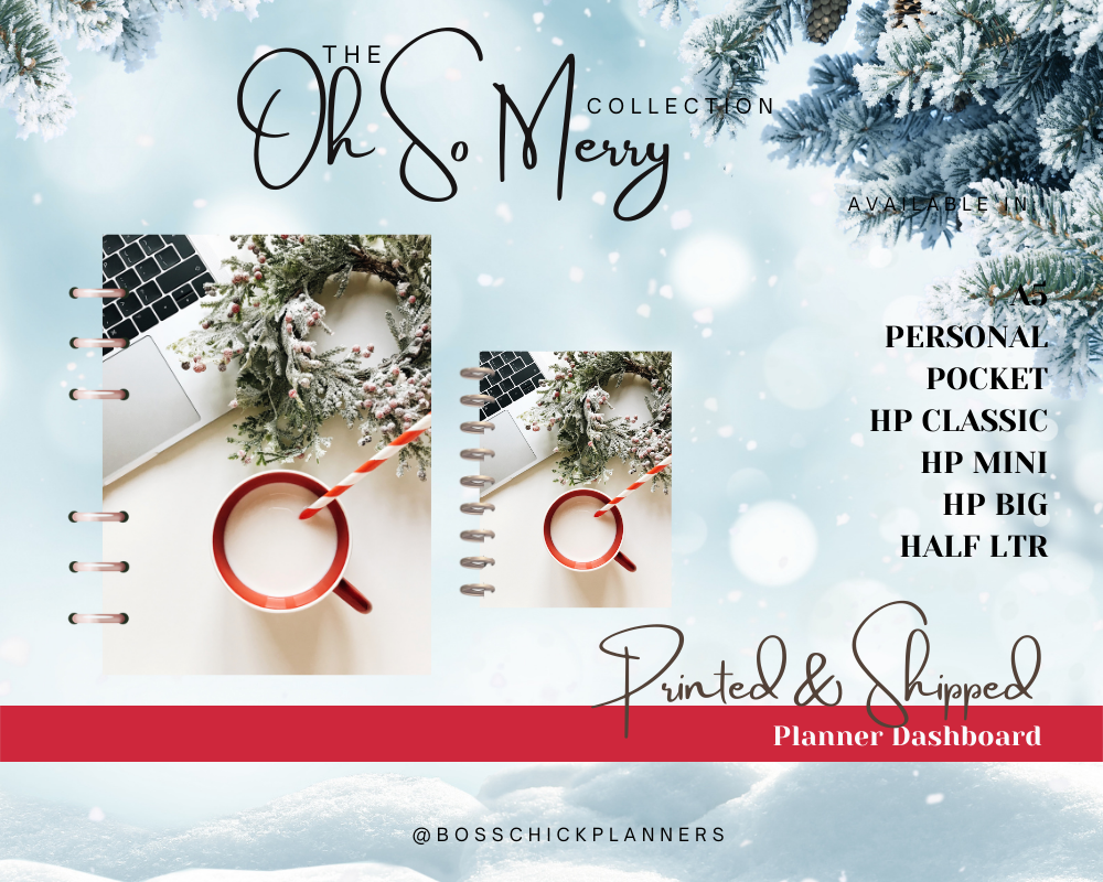 Oh So Merry Collection Planner Dashboards & Covers Coffee & Christmas ...