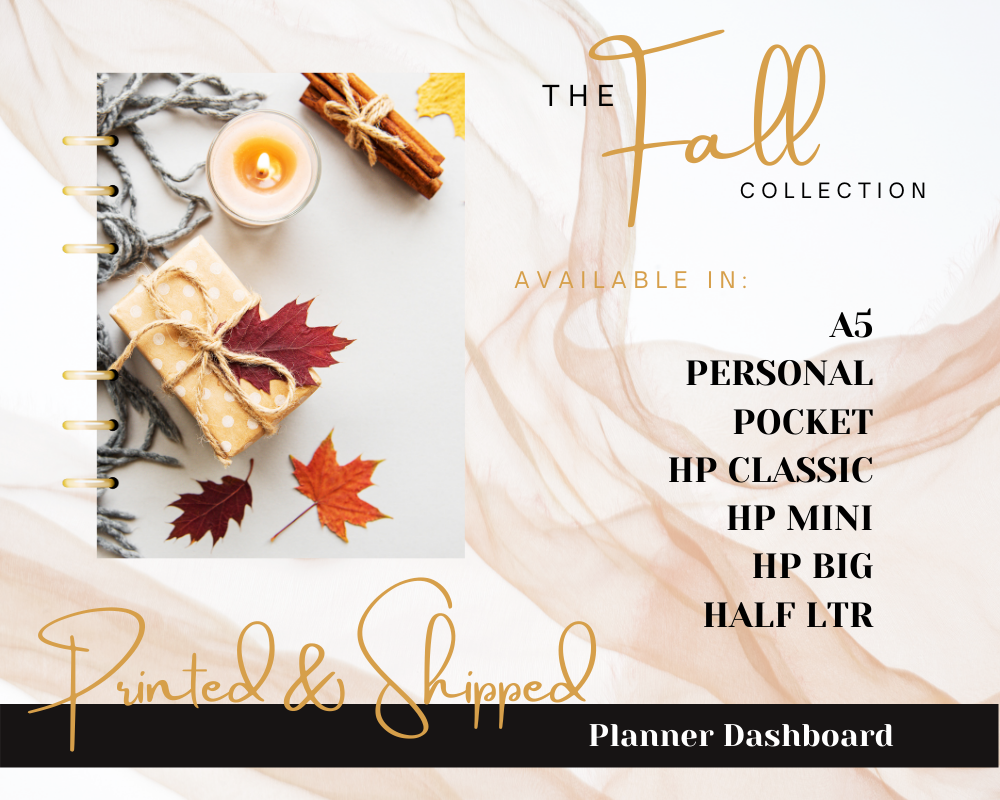 Fall Maple Leaf Dashboard - from The Fall Collection -Fall Dashboard a ...
